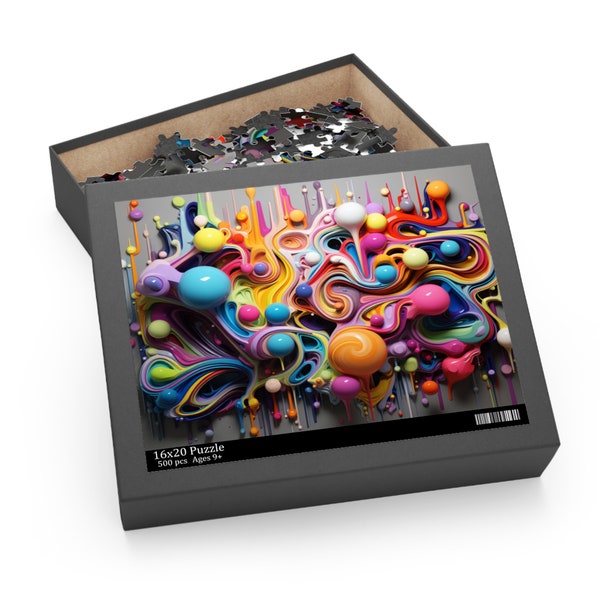 Colorful Puzzle - Etsy