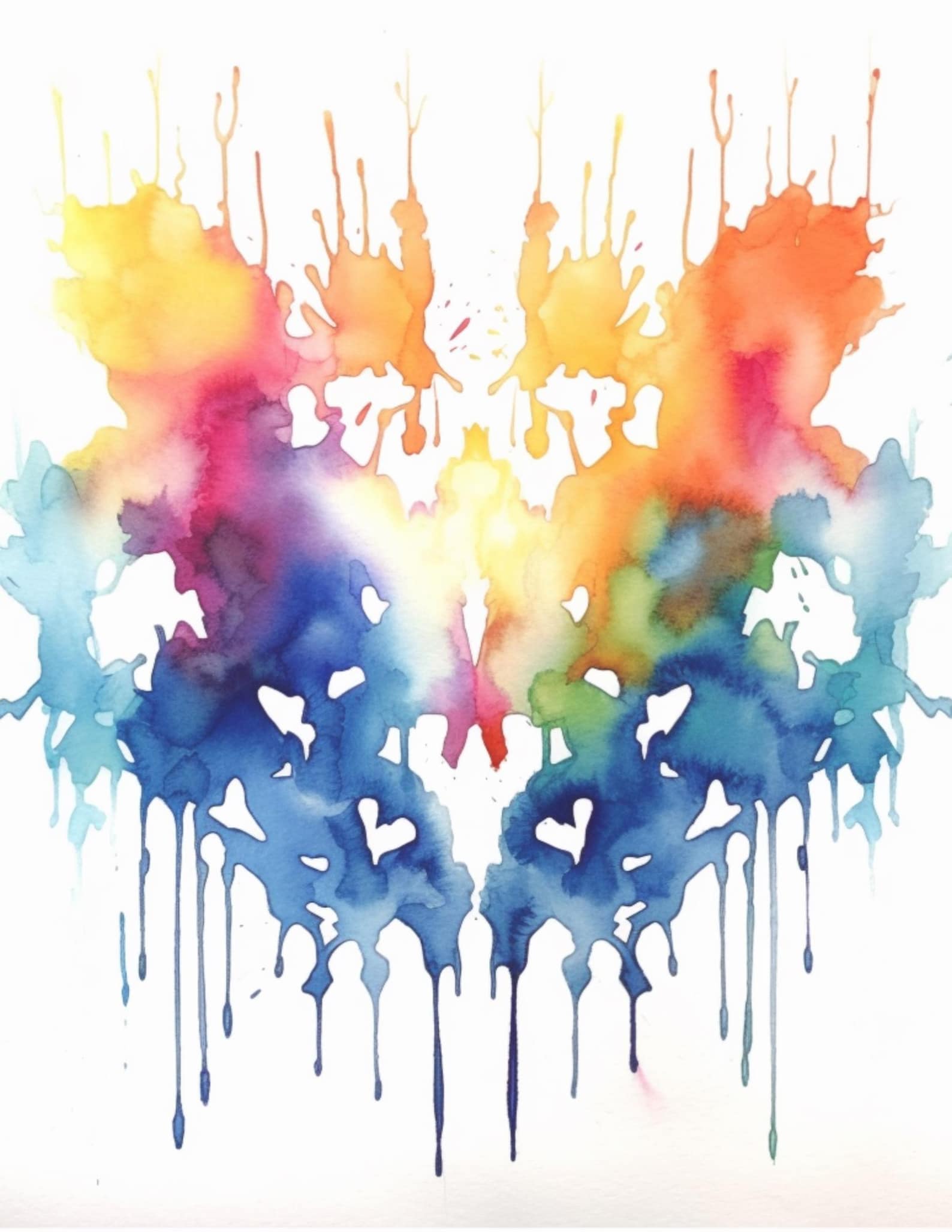 Reverse Coloring Book - Reverse Coloring Pages - 25 Pages - Water Color ...