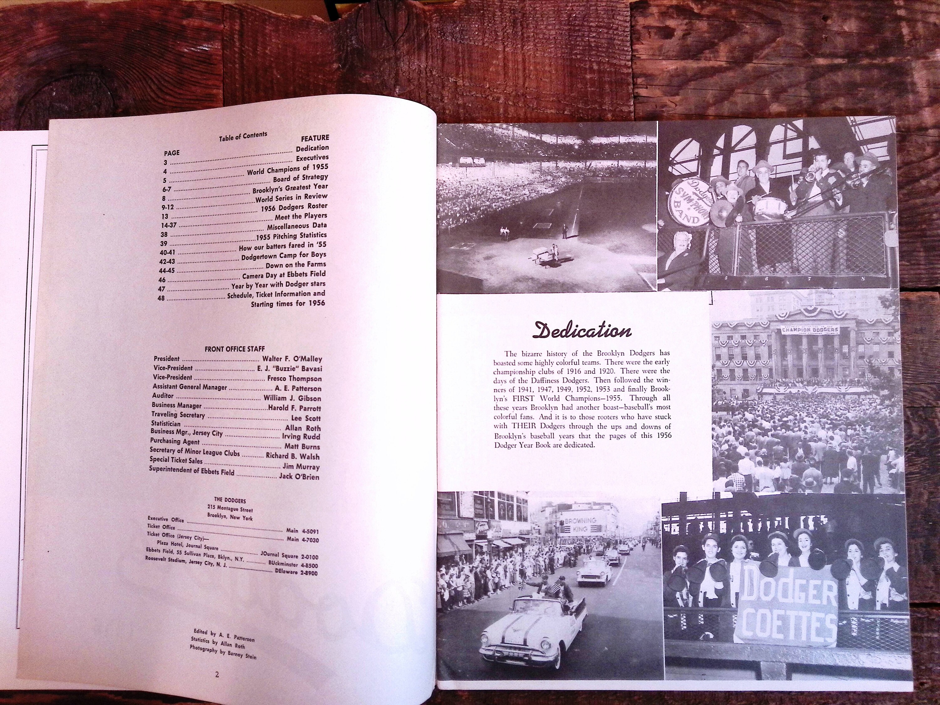 Brooklyn Dodgers 1956 Yearbook - Etsy