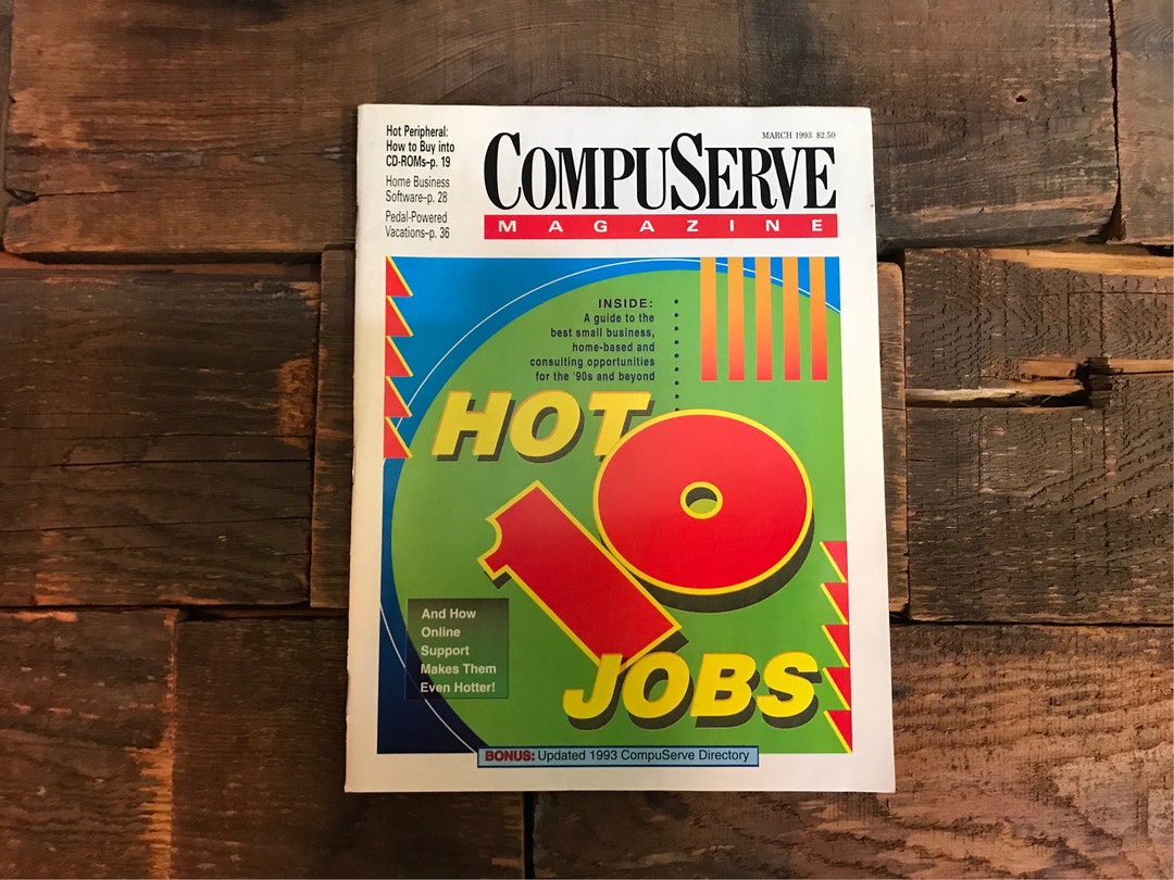 Compuserve Magazine - March 1993 - Volume 12 Number 3 - Etsy