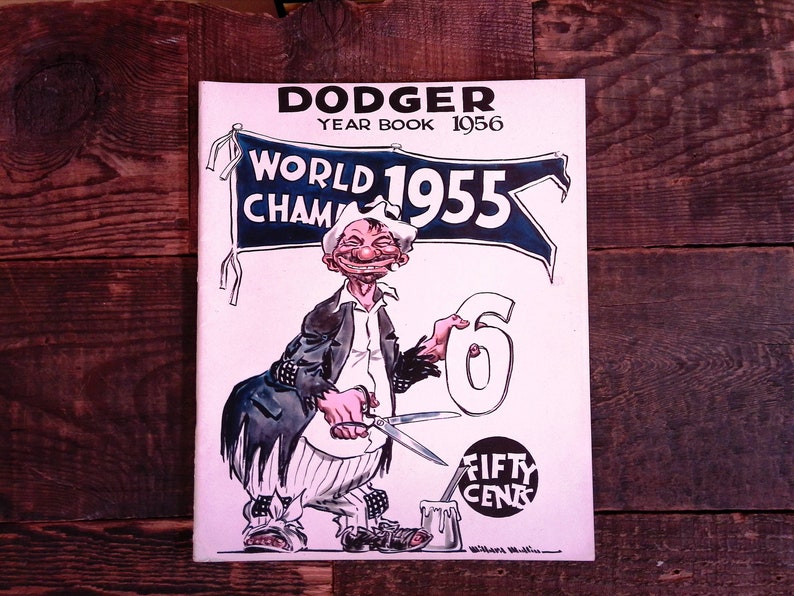 Brooklyn Dodgers 1956 Yearbook - Etsy