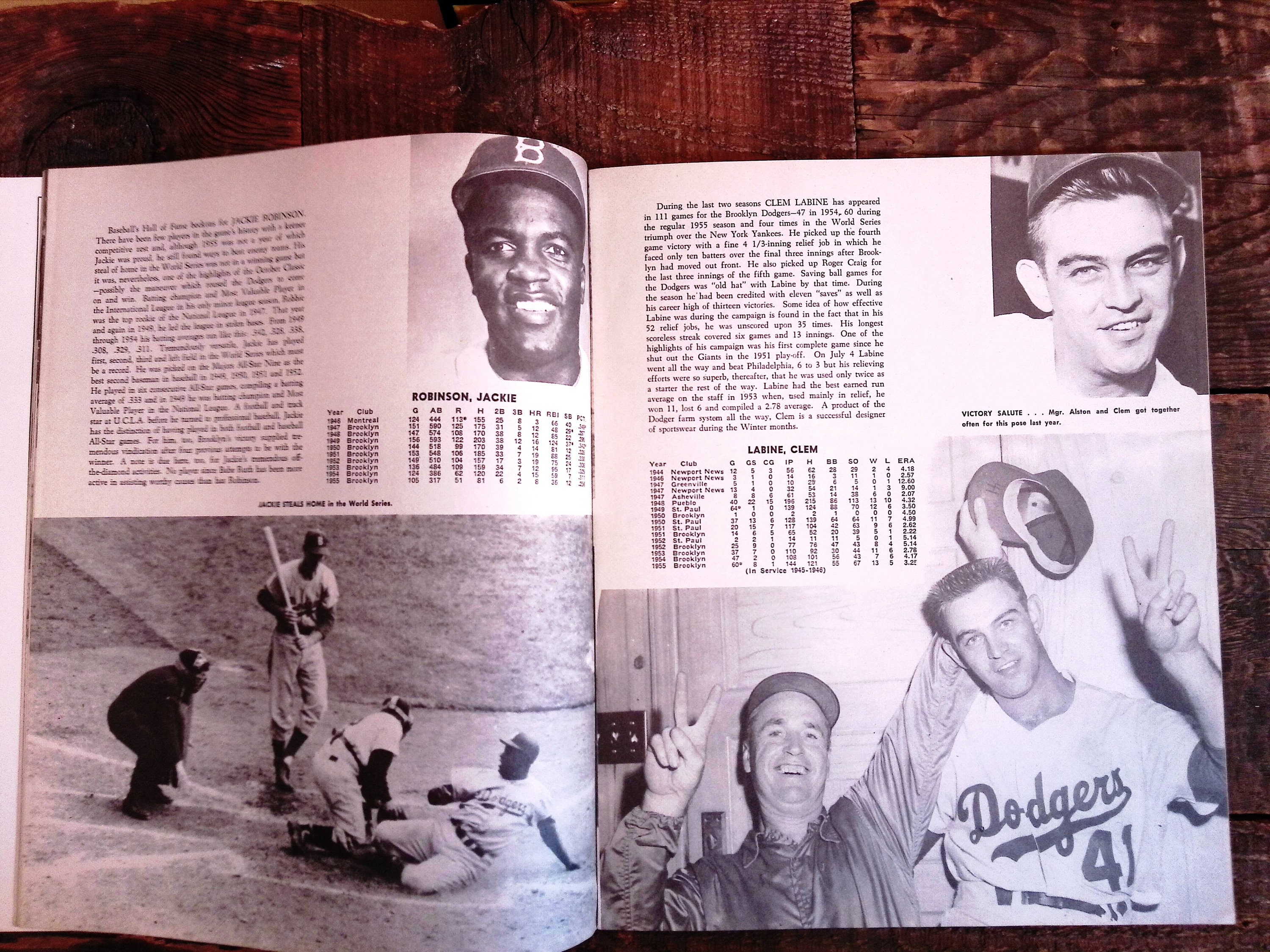 Brooklyn Dodgers 1956 Yearbook - Etsy