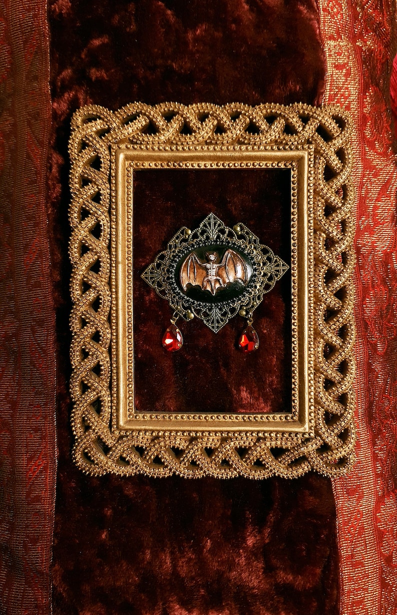 Handmade Victorian Gothic Dracula Inspired Filigree Skeleton Blood ...