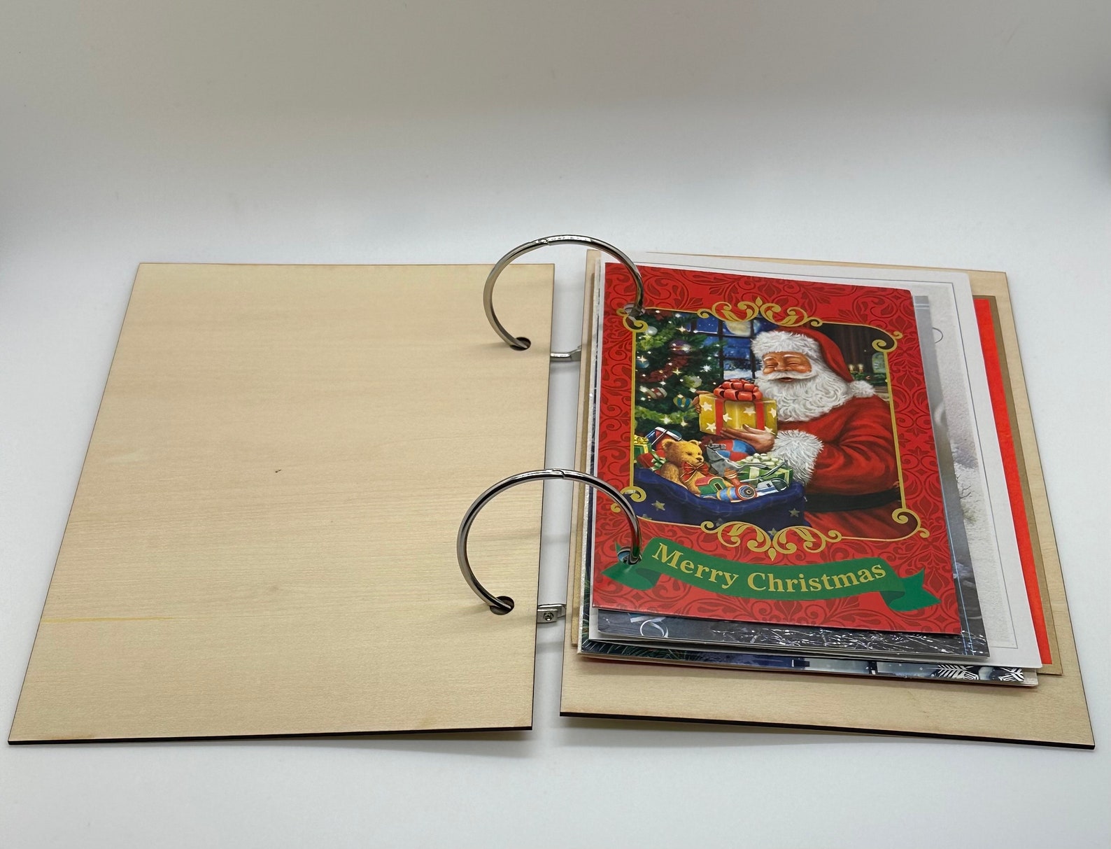 Custom Christmas Card Book | Personalized Christmas Holiday Season Card ...