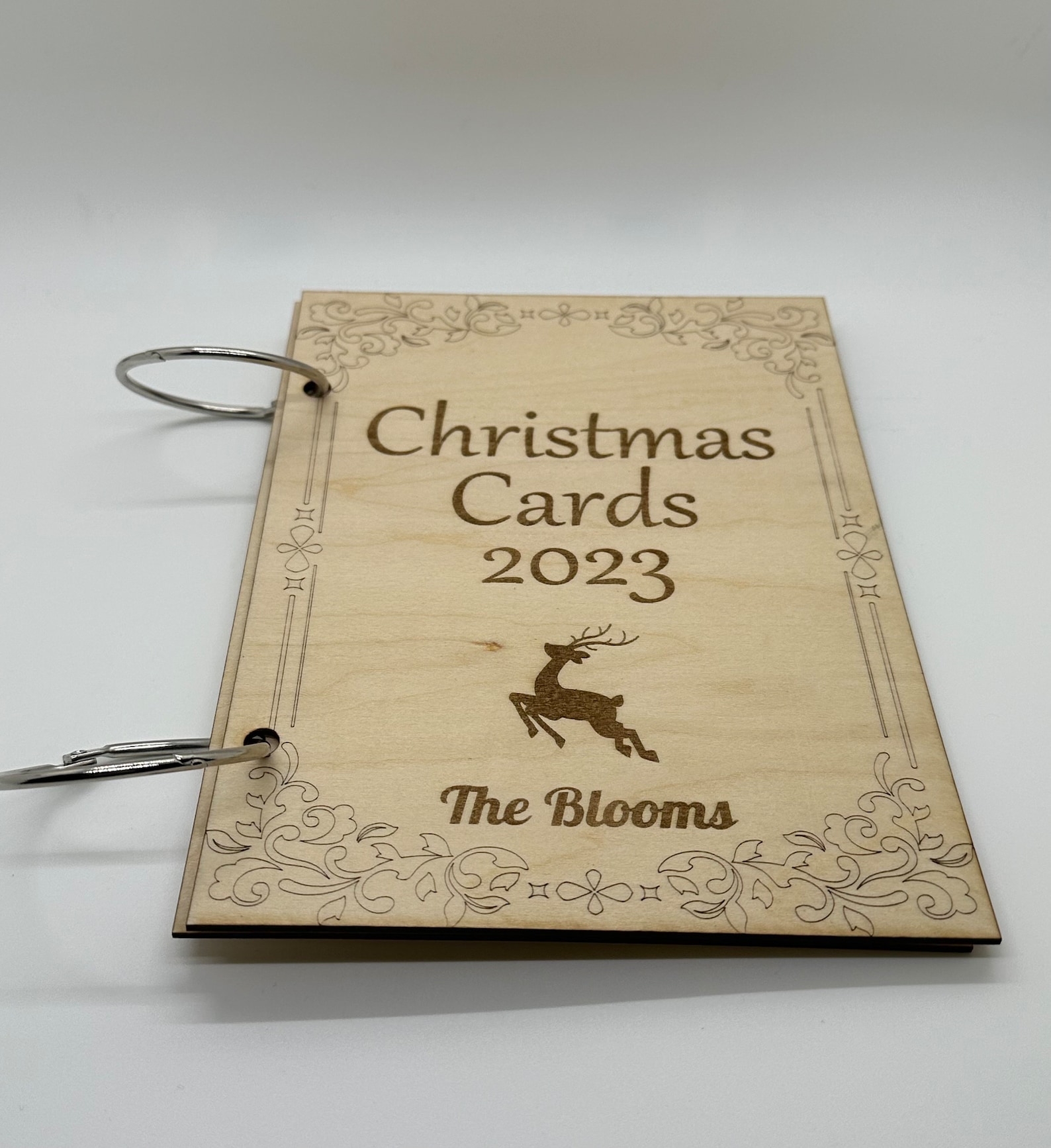 Custom Christmas Card Book | Personalized Christmas Holiday Season Card ...