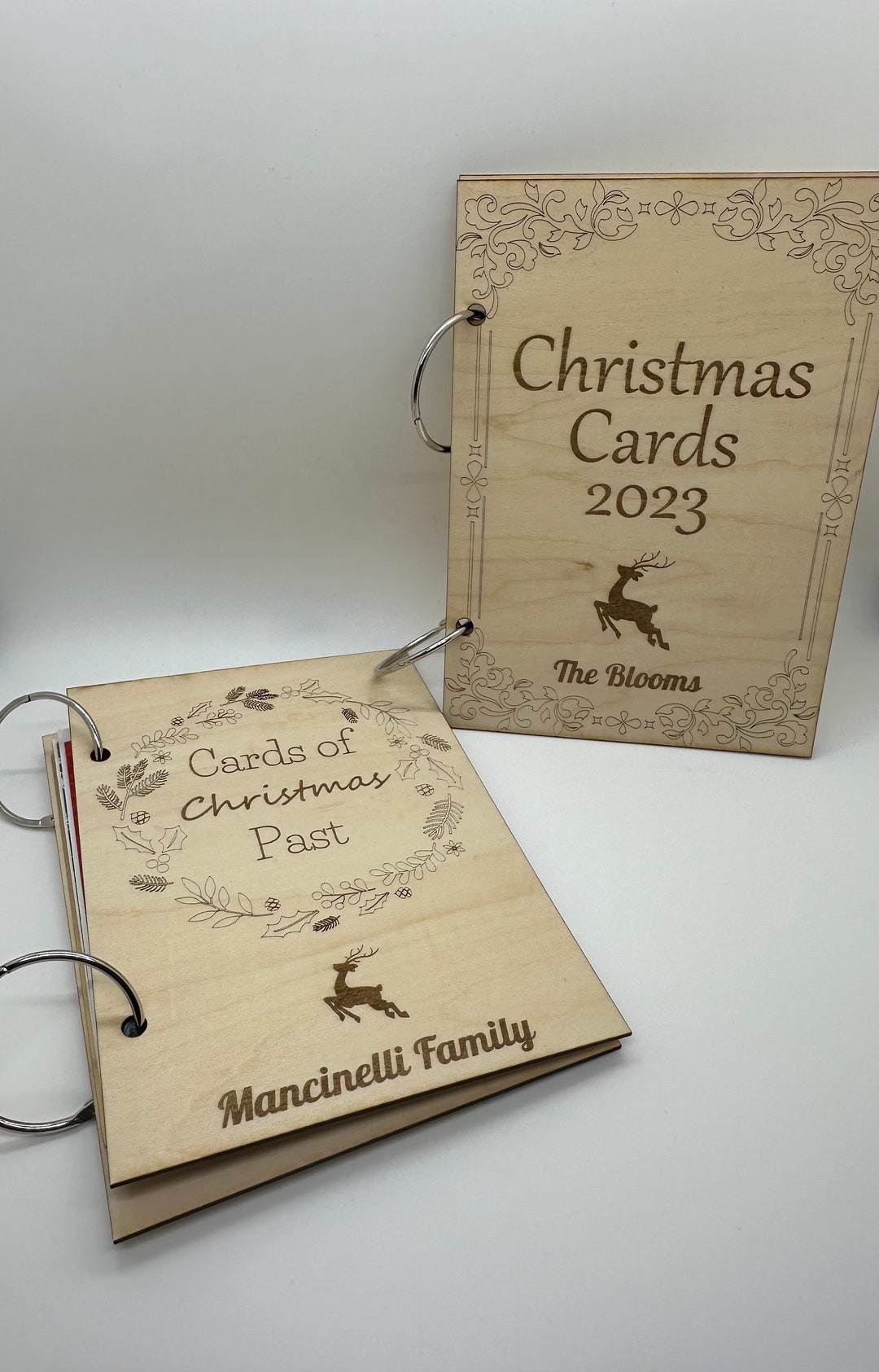 Custom Christmas Card Book | Personalized Christmas Holiday Season Card ...