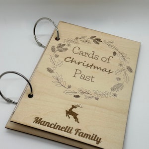 Custom Christmas Card Book | Personalized Christmas Holiday Season Card ...