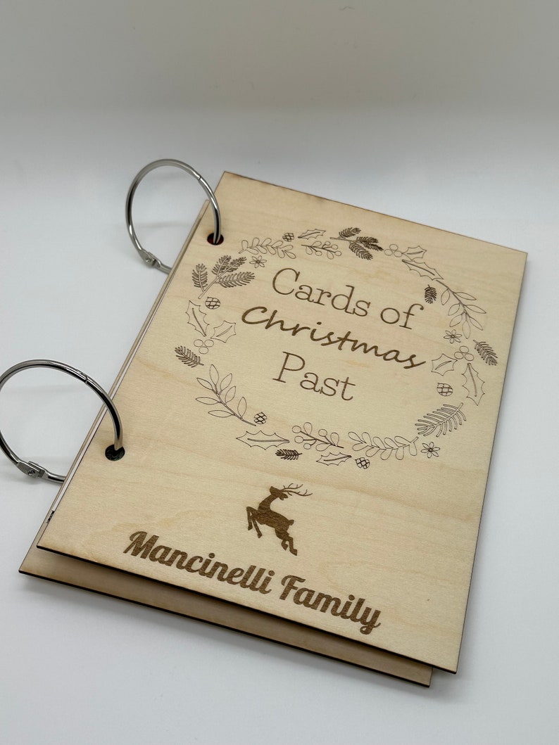Custom Christmas Card Book | Personalized Christmas Holiday Season Card ...