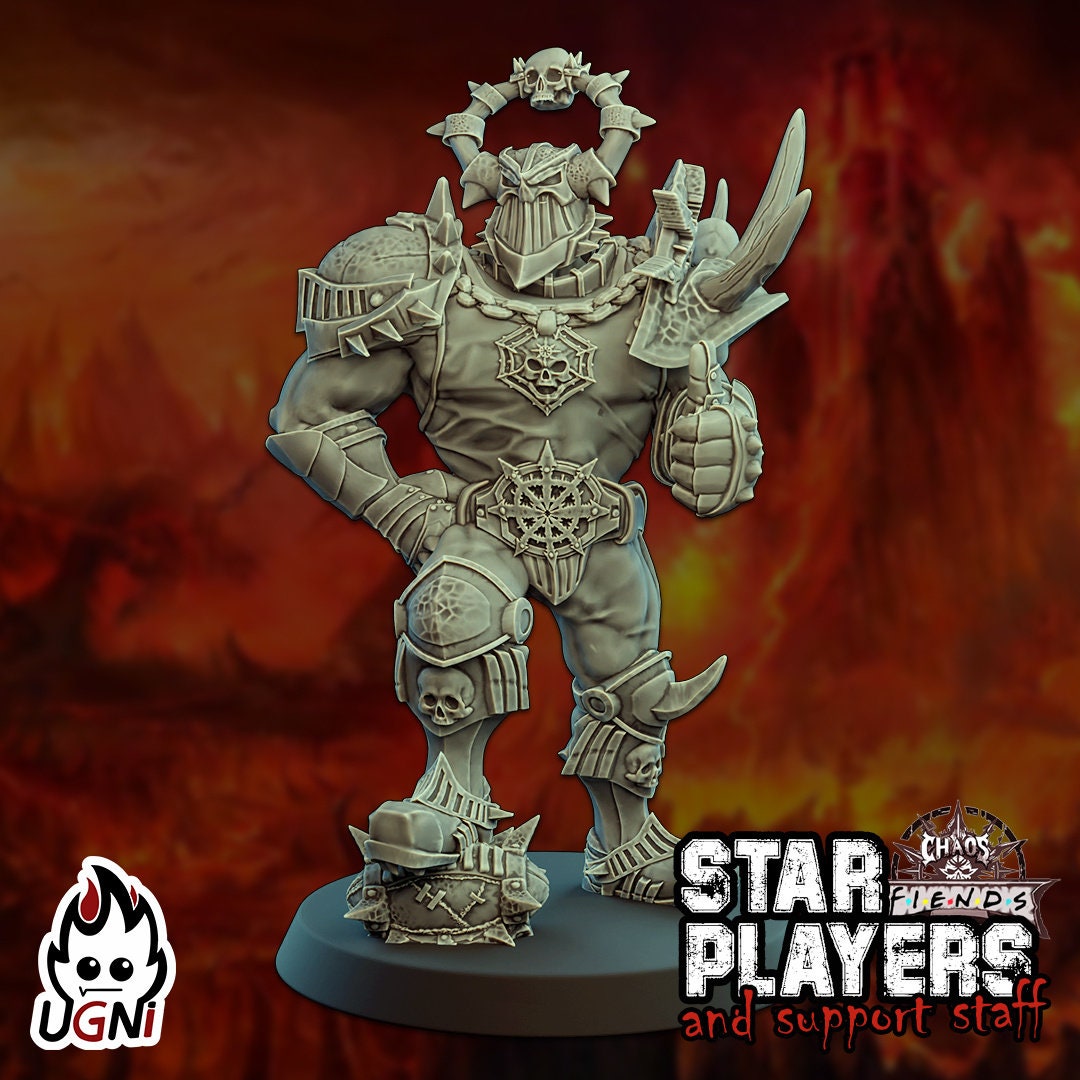 Lord Bordak aplasta un balón - Fantasy Football Bowl - Miniaturas Ugni ...