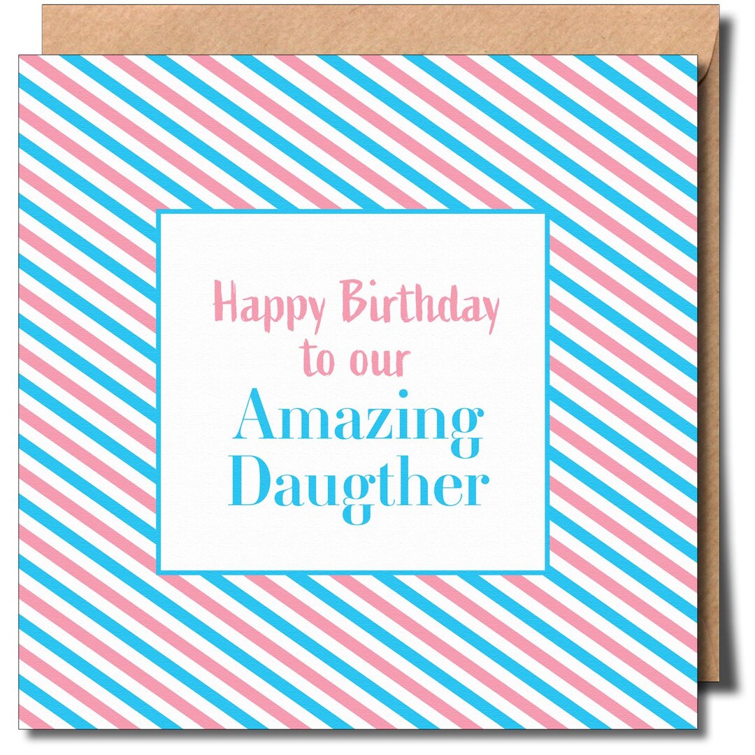Transgender Daughter Birthday Card: LGBTQ Greeting Card - Etsy