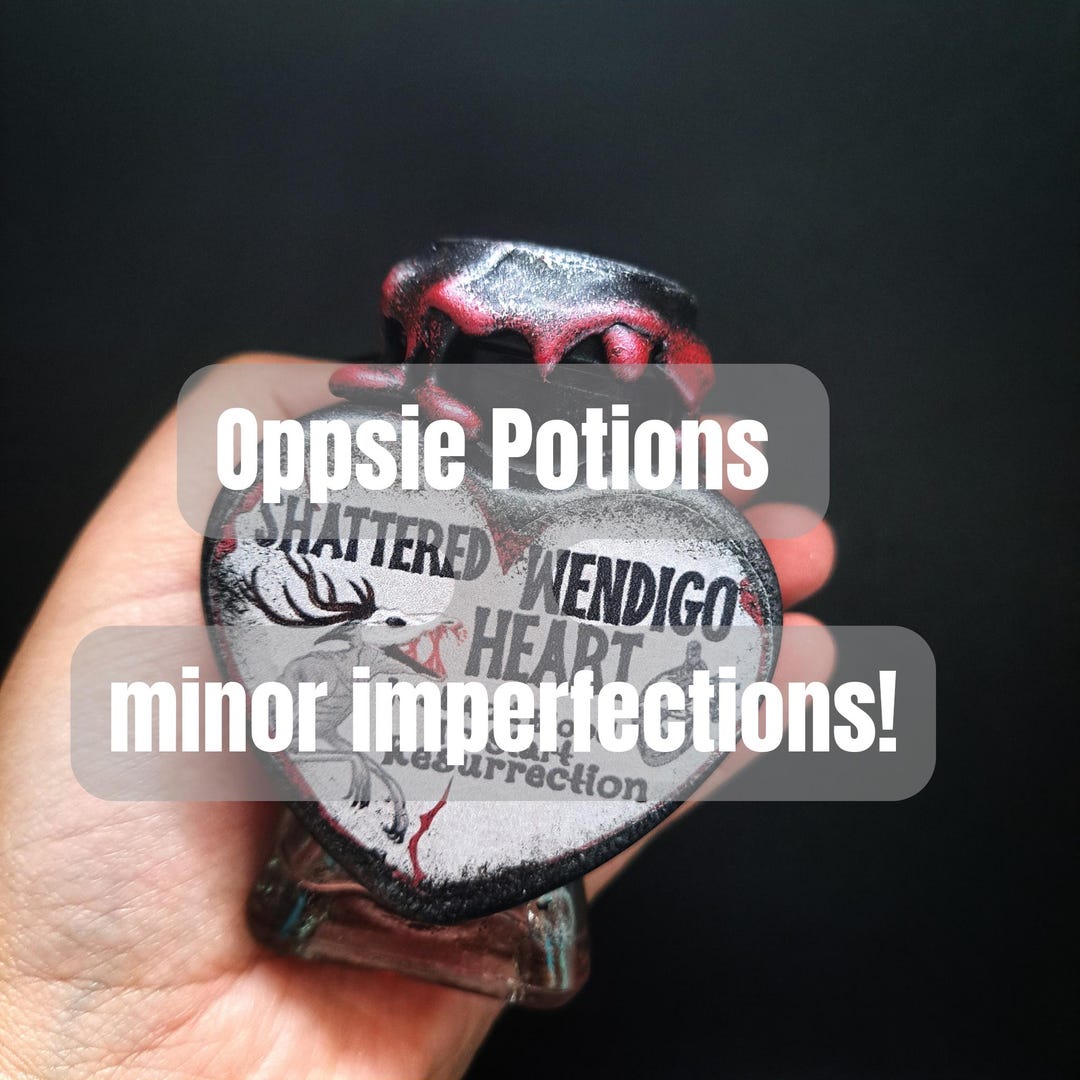 Oppsies Wendigo Potion Bottle | Shattered Wendigo Heart Bottle ...