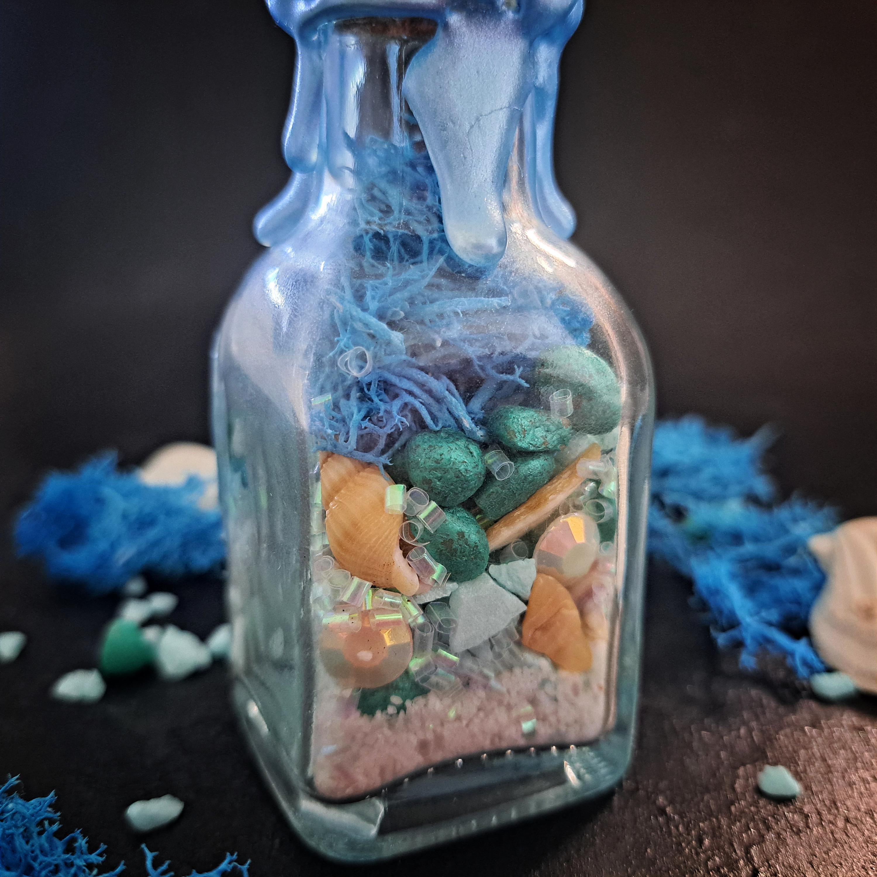 Mermaid Potion Handmade Fantasy Bottle - Etsy