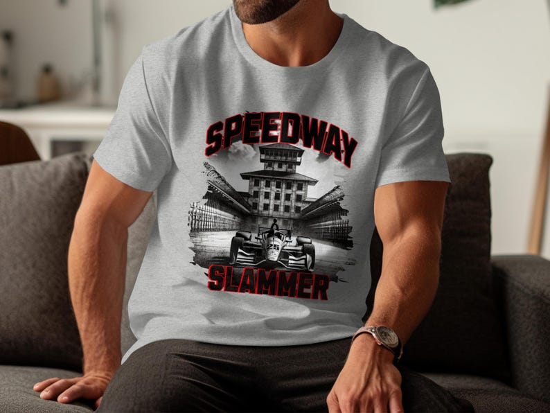 Speedway Slammer T-shirt, Race Car Tee, Vintage Racing Shirt, Racing ...