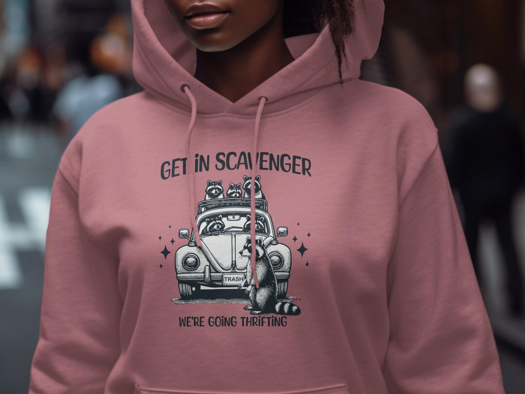 Raccoon Sweatshirt, Funny Animal Sweatshirt, Going Thrifting Sweatshirt ...