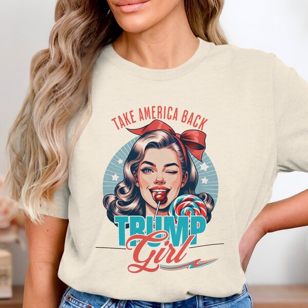 Trump Girl Vintage Tee - Etsy