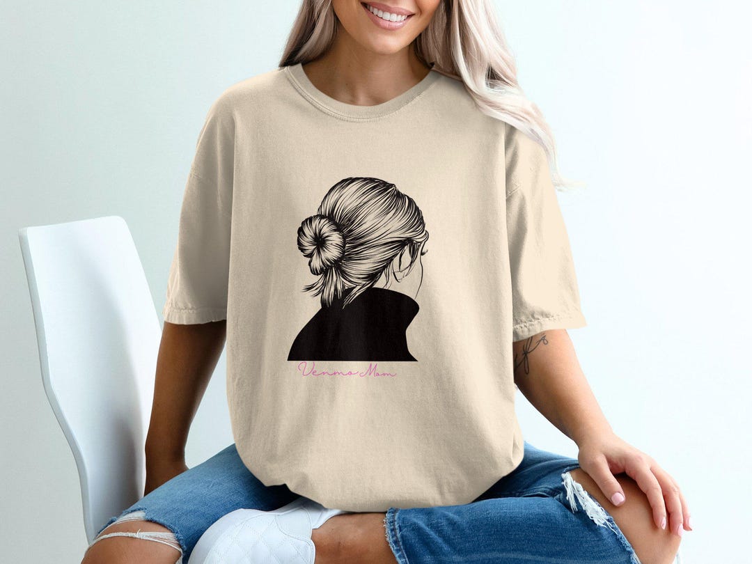 Venmo Mom Graphic T-shirt, Mom Life Tee, Trendy Mom Shirt, Stylish Mom ...