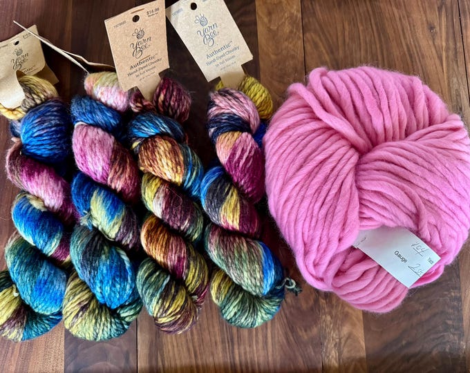 Designer Yarn Grab Bag - in Full Bloom Hand-dyed Yarn Bee Collection ...