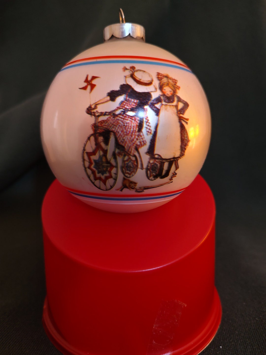 Corning Glass Christmas Ornament Holly Hobbie's Parade - Etsy