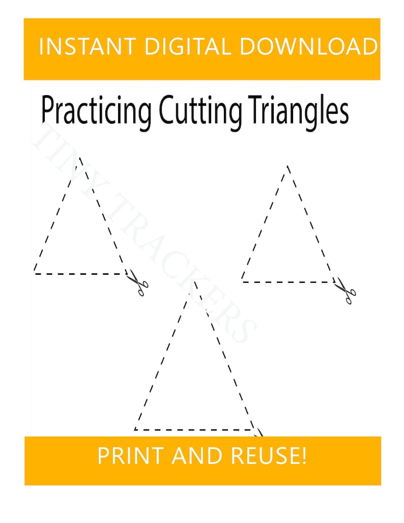 Cutting Practice Worksheets - Etsy
