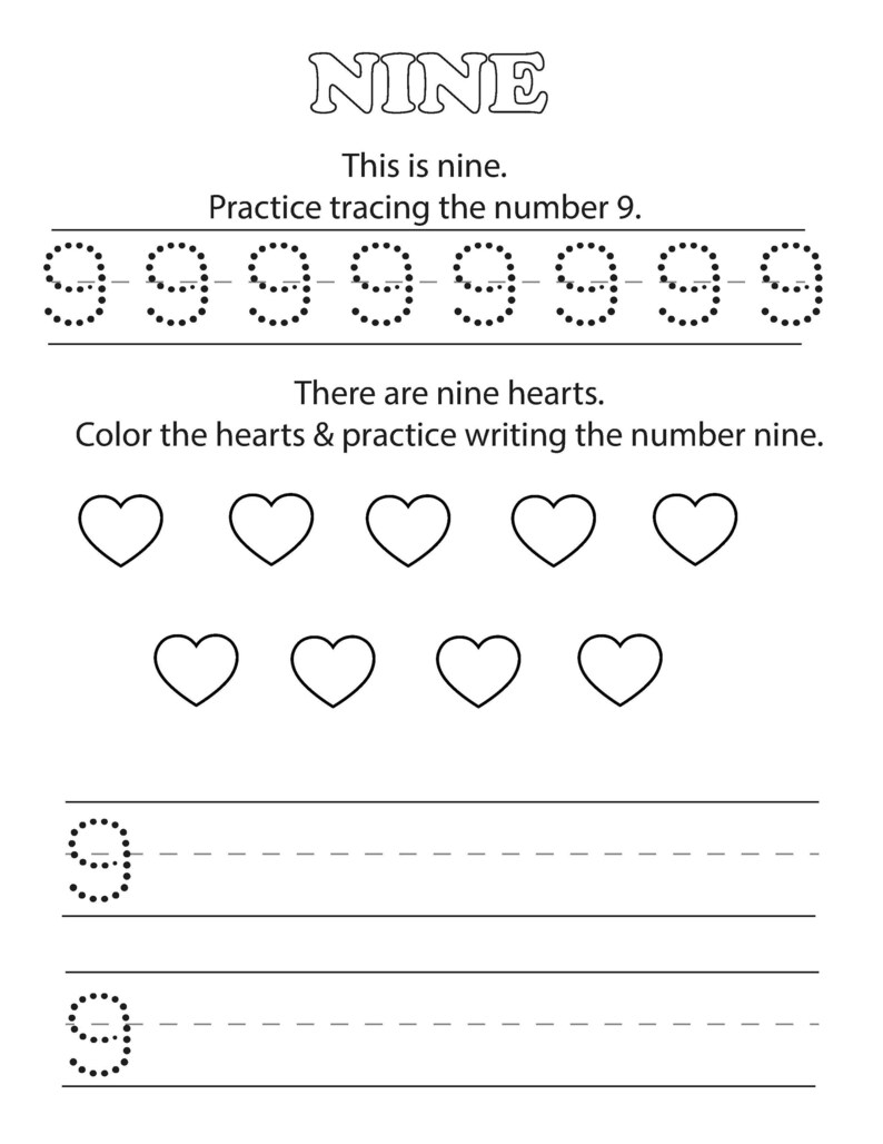 Learn Your Numbers Tracing and Coloring Pages - Etsy