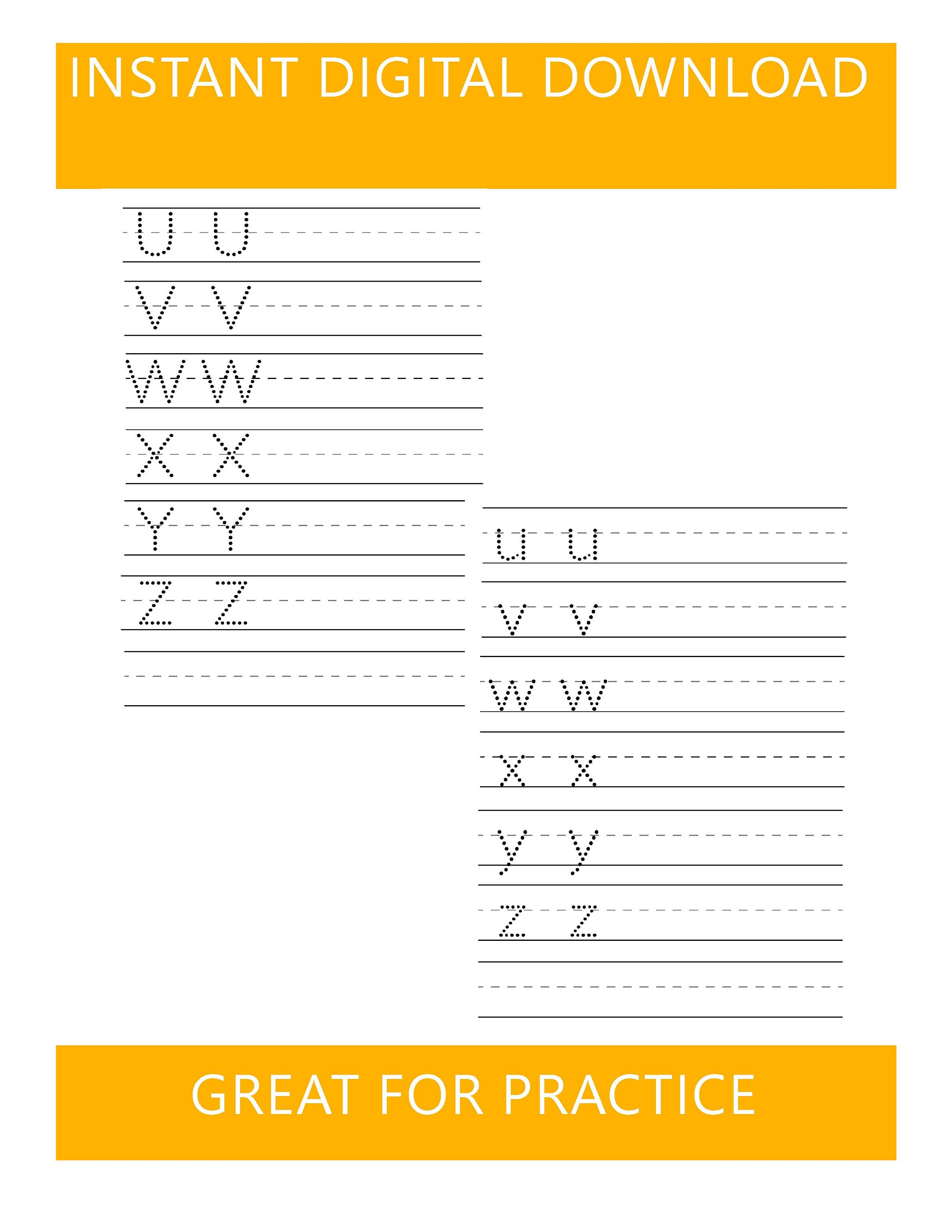 Practice Writing Abcs and 123s - Etsy