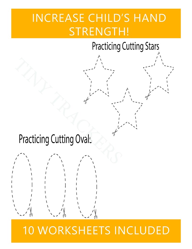 Cutting Practice Worksheets - Etsy