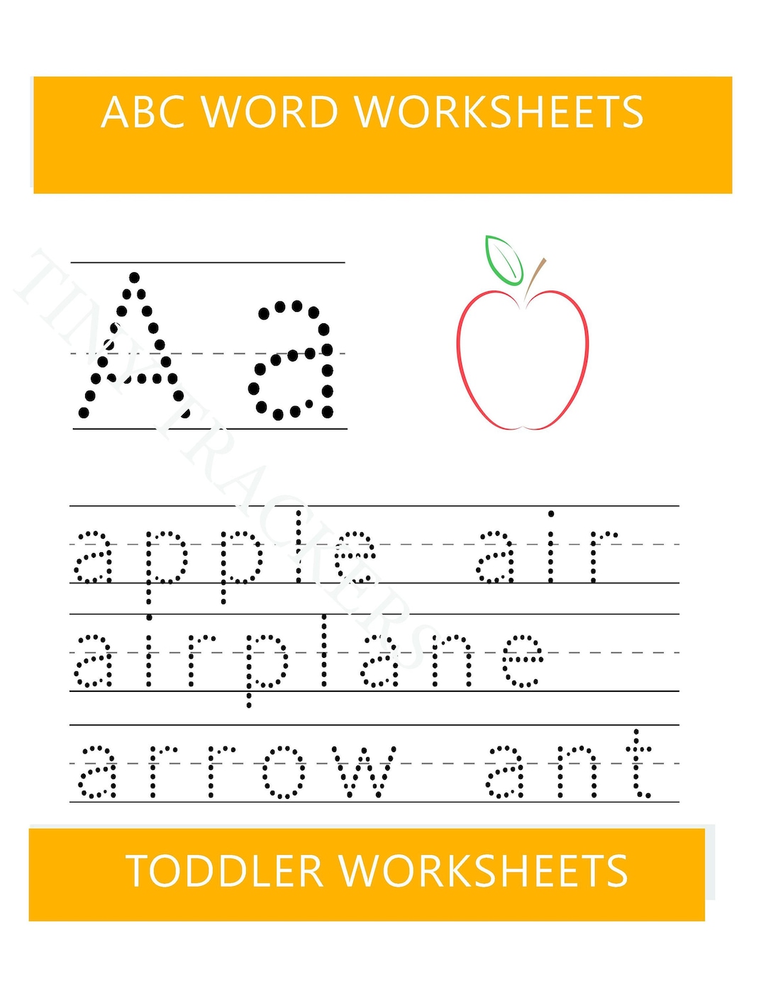 Learning ABC and Tracing Book - Etsy