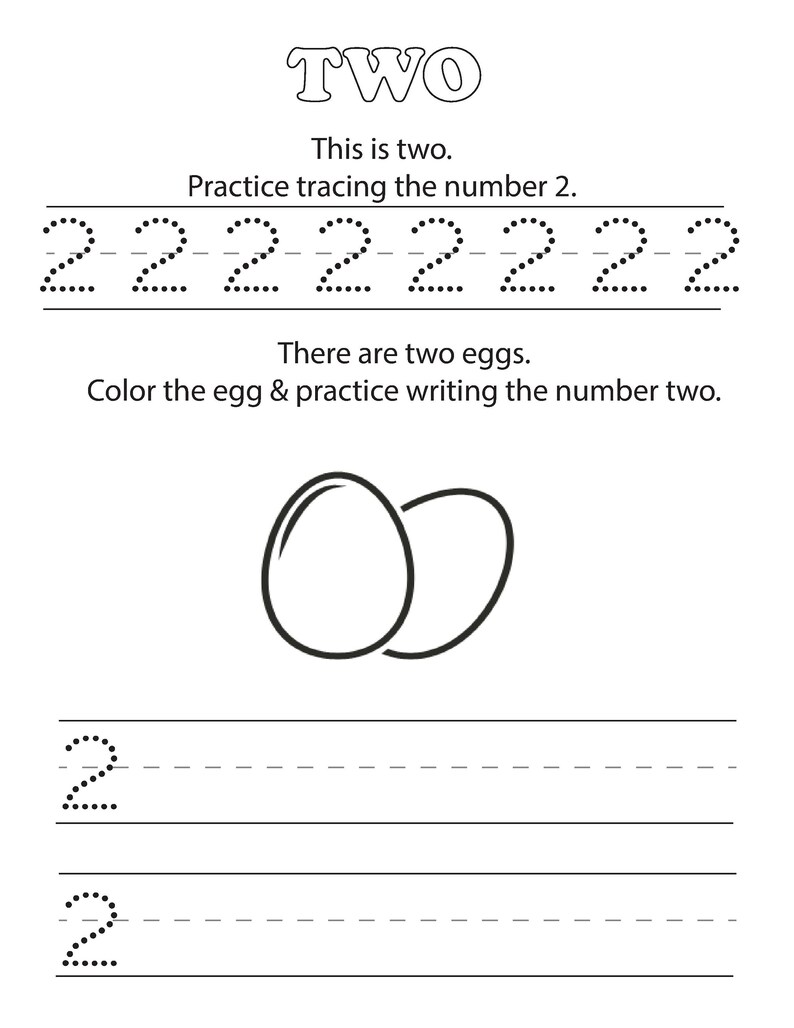 Learn Your Numbers Tracing and Coloring Pages - Etsy