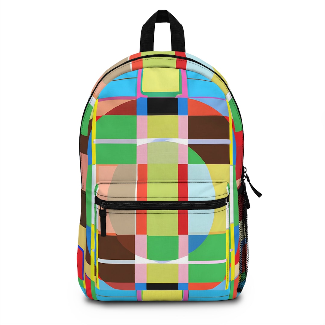 Circles & Shapes Backpack Soft Colors Pack for School Work, Fun, Unique ...