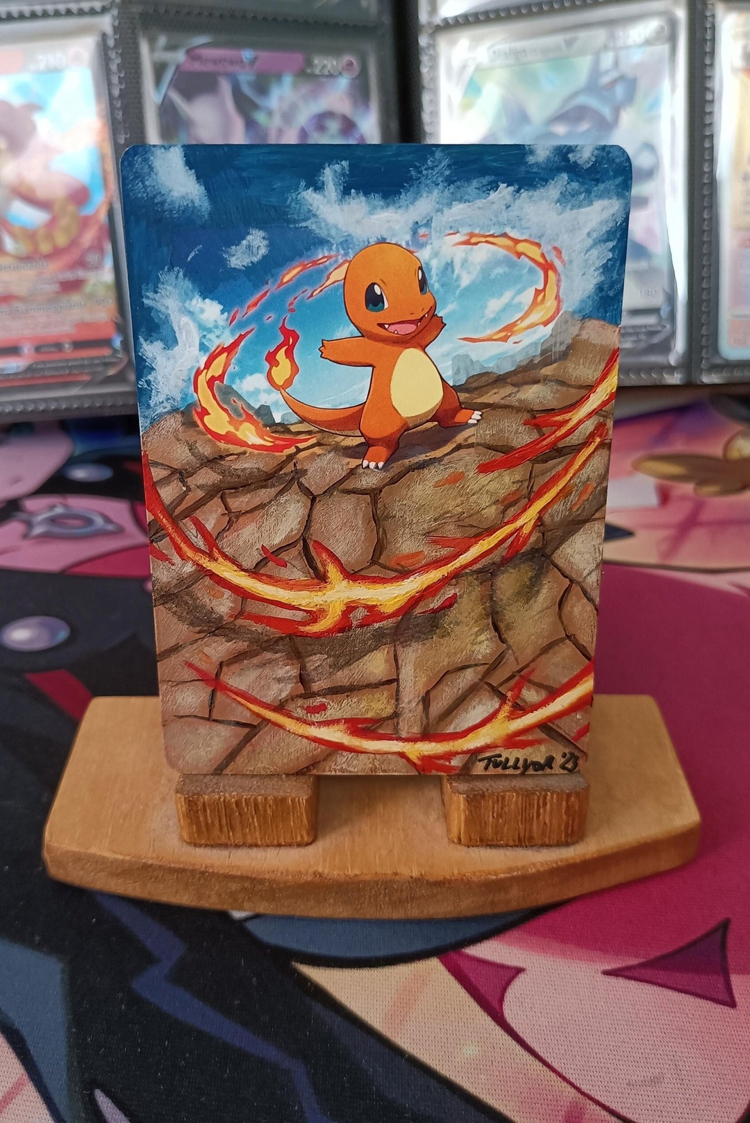 Charmander is on Fire - Etsy