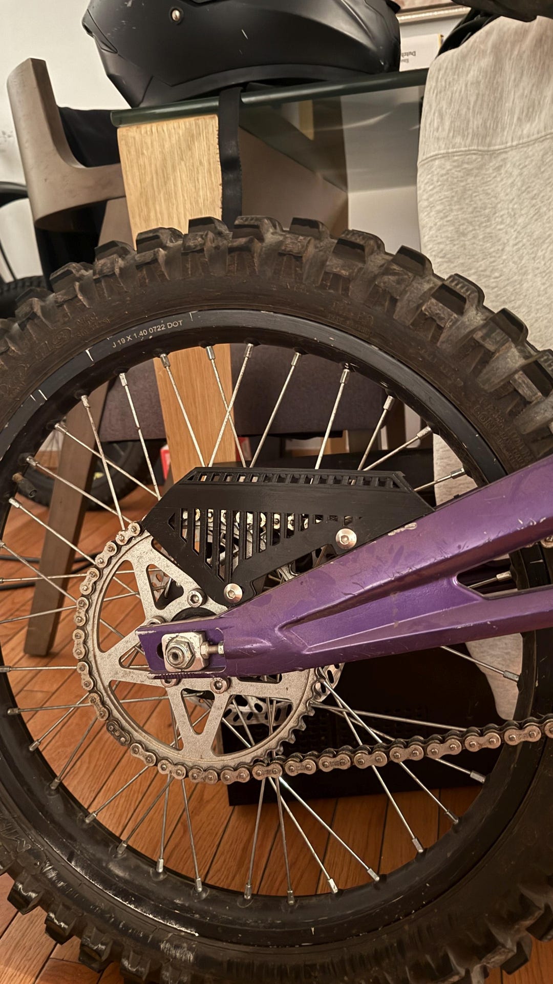 Sur Ron Light Bee X Chain Guard Cover - ANY COLOR! - Etsy