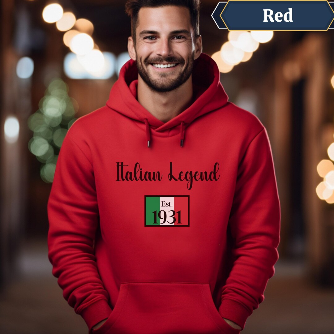 Italian Hoodie Sweatshirt, Custom Father's Day Gift, Gift for Dad ...