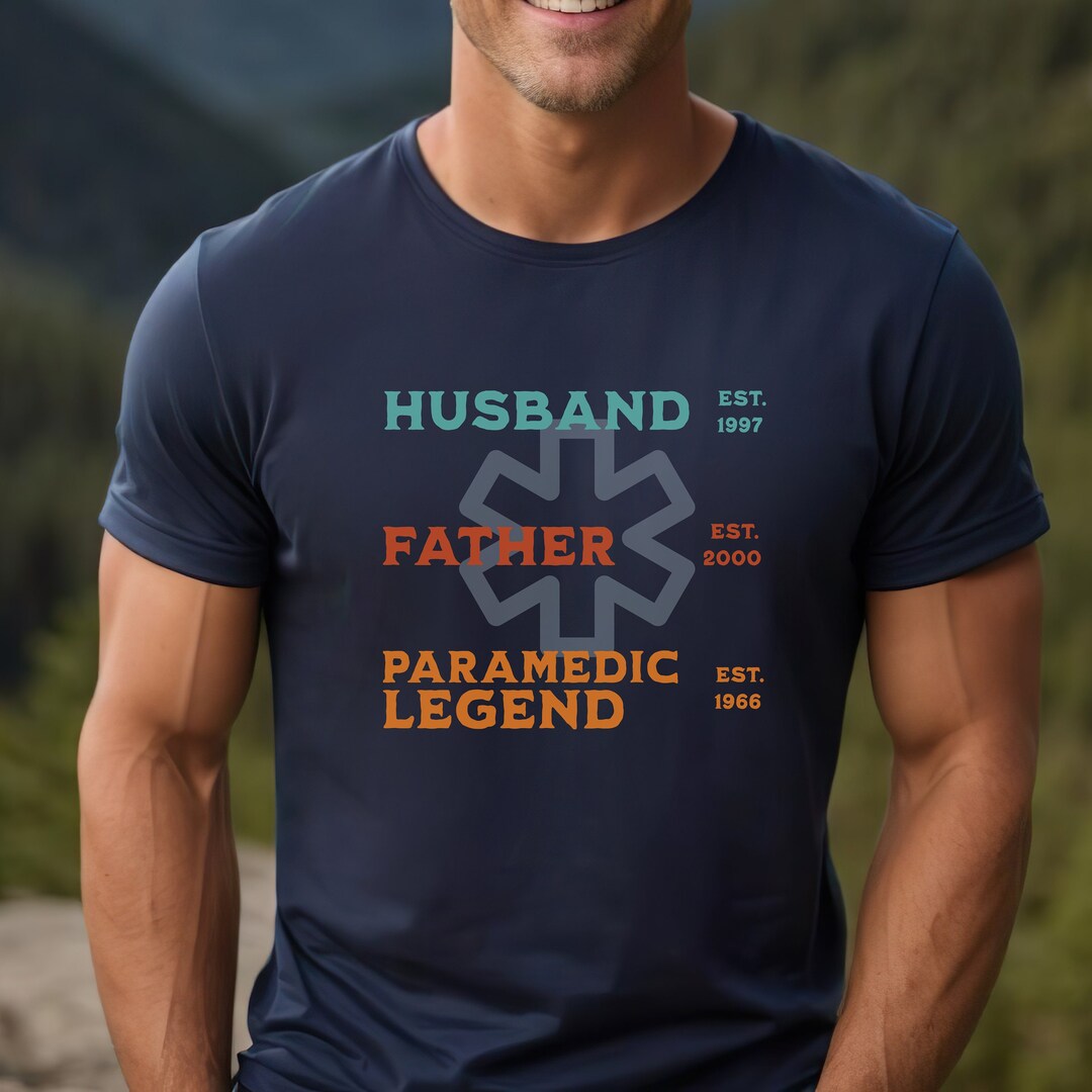 Paramedic Tshirt, Custom Paramedic Tee Shirt Dad Gift, Personalized ...
