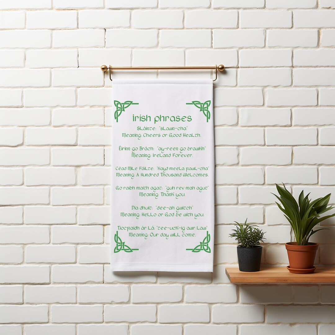 Irish Tea Towel, Irish Mom Dish Towel, Mother's Day Gift for Mom, St ...