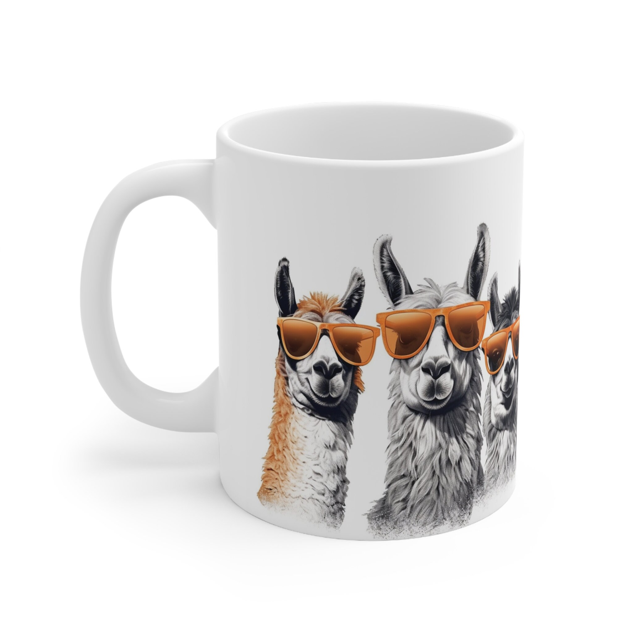 Cool Llamas Coffee Cup, Llamas With Sunglasses Cup, Funny Llamas Tea ...