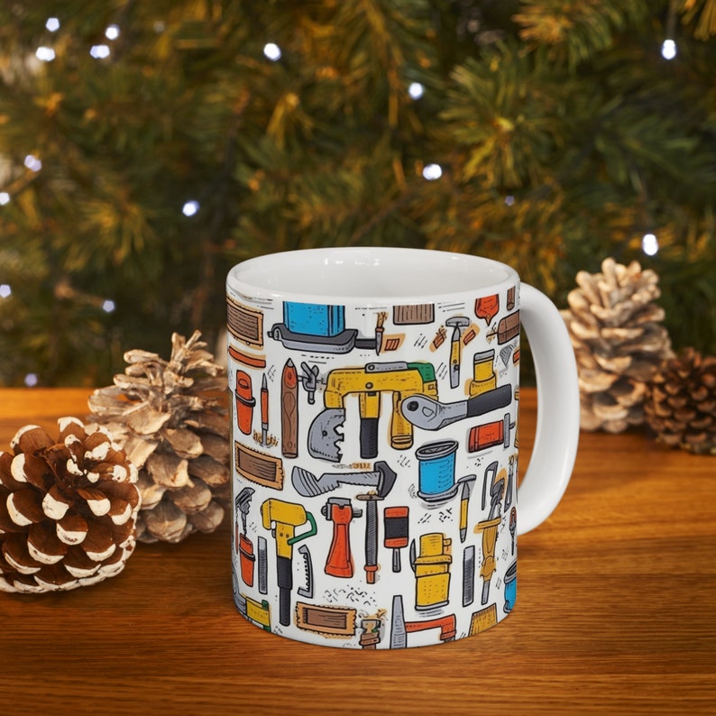 Construction Coffee Cup, Construction Worker Tea Cup, Working Man Tools ...