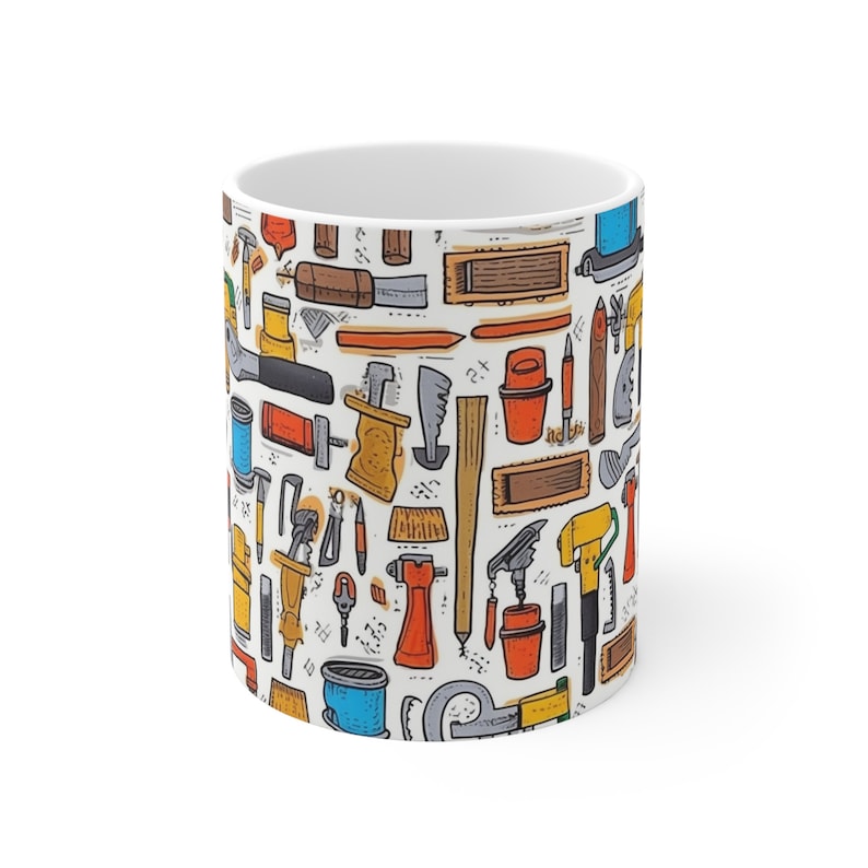 Construction Coffee Cup, Construction Worker Tea Cup, Working Man Tools ...