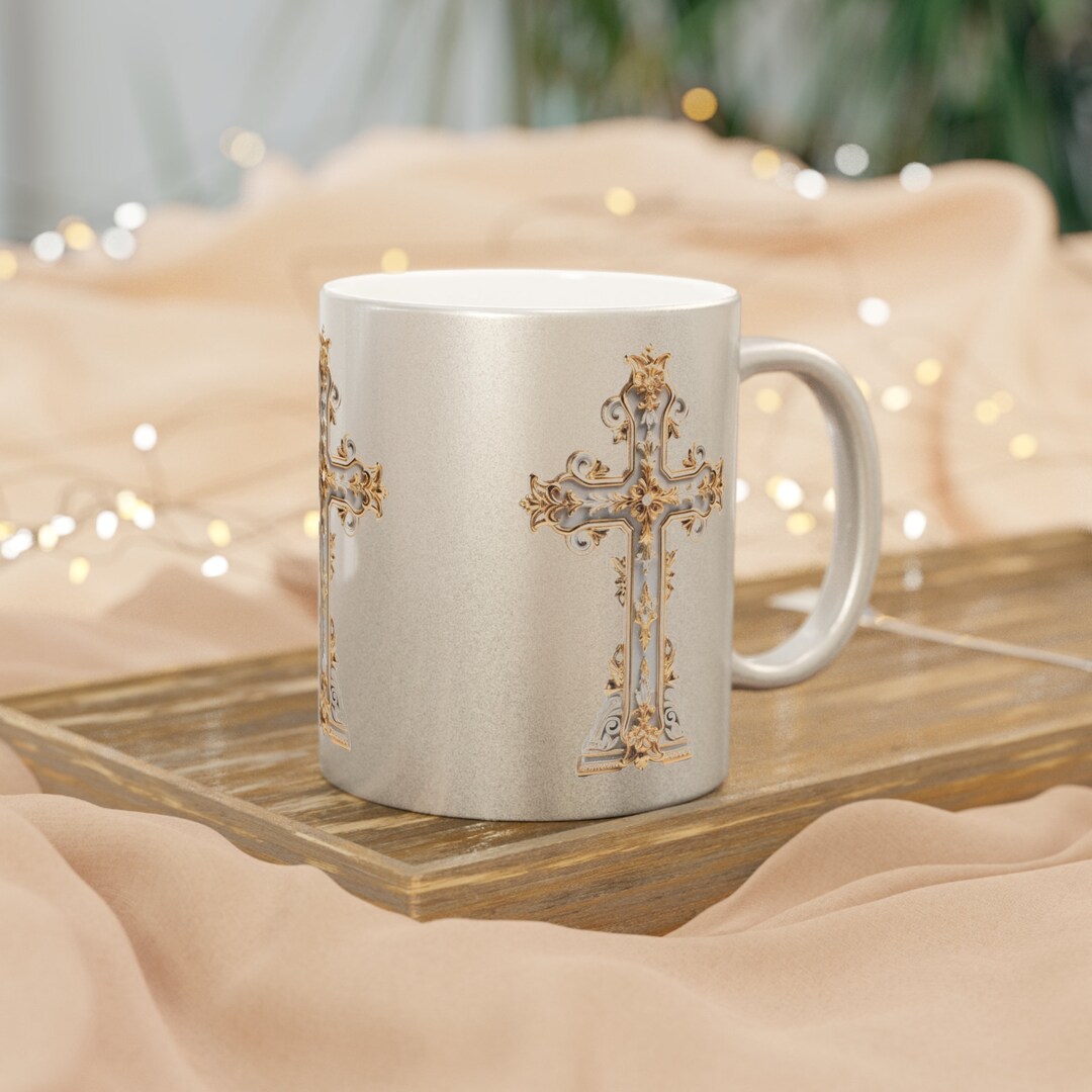 Holy Grail Coffee Cup, Religious Tea Cup, Christian and Catholic Cross ...