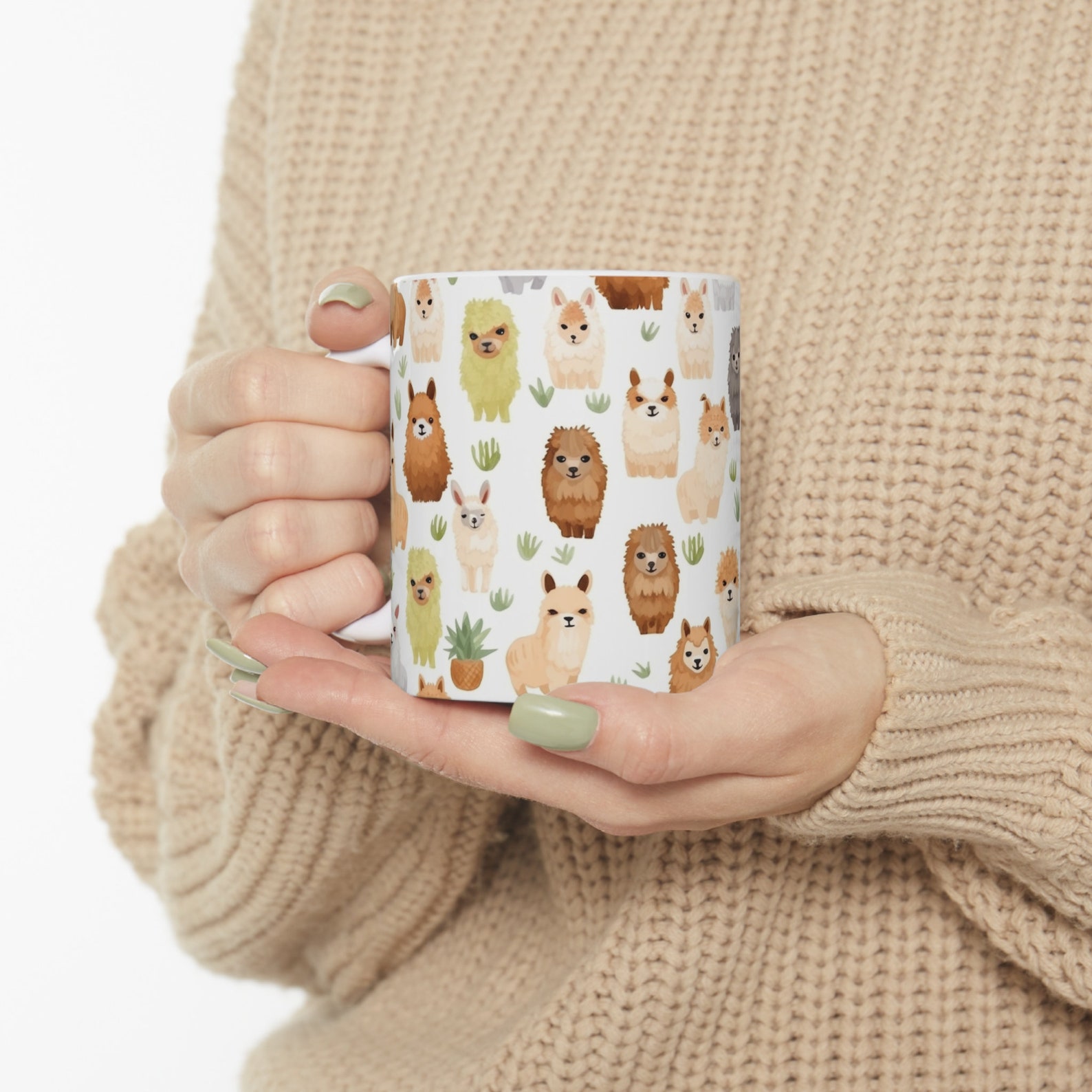 Alpaca and Llama Coffee Mug, Alpacas and Llamas Tea Cup, Alpaca Lover ...