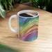 Glittery Rainbow Coffee Mugs, Pretty Glittery Rainbow Tea Cups, Cute ...