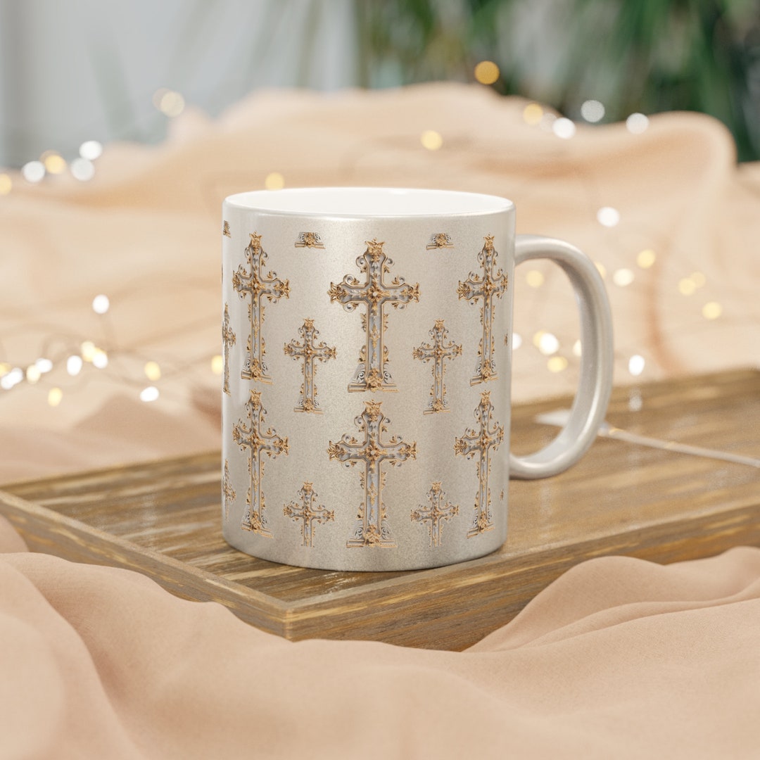 Holy Grail Coffee Cup, Religious Tea Cup, Christian and Catholic Cross ...