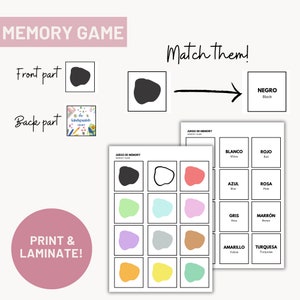Spanish Color Worksheets for Kids Printable Spanish Color Worksheets ...