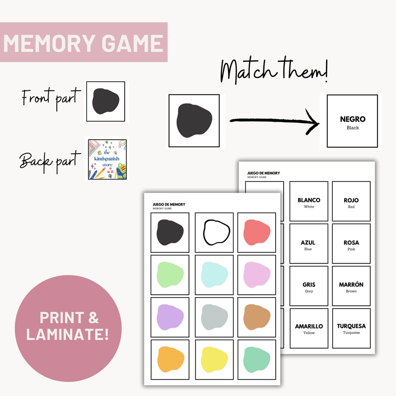 Spanish Color Worksheets for Kids Printable Spanish Color Worksheets ...