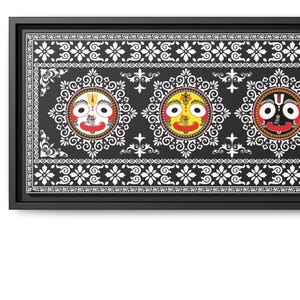 Lord Jagannath Subhadra Baladev Mandala Pattachitra Painting | Krishna ...