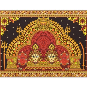 Maa Tara Tarini Pattachitra Painting, Durga, Kali , Maa Tara - Etsy