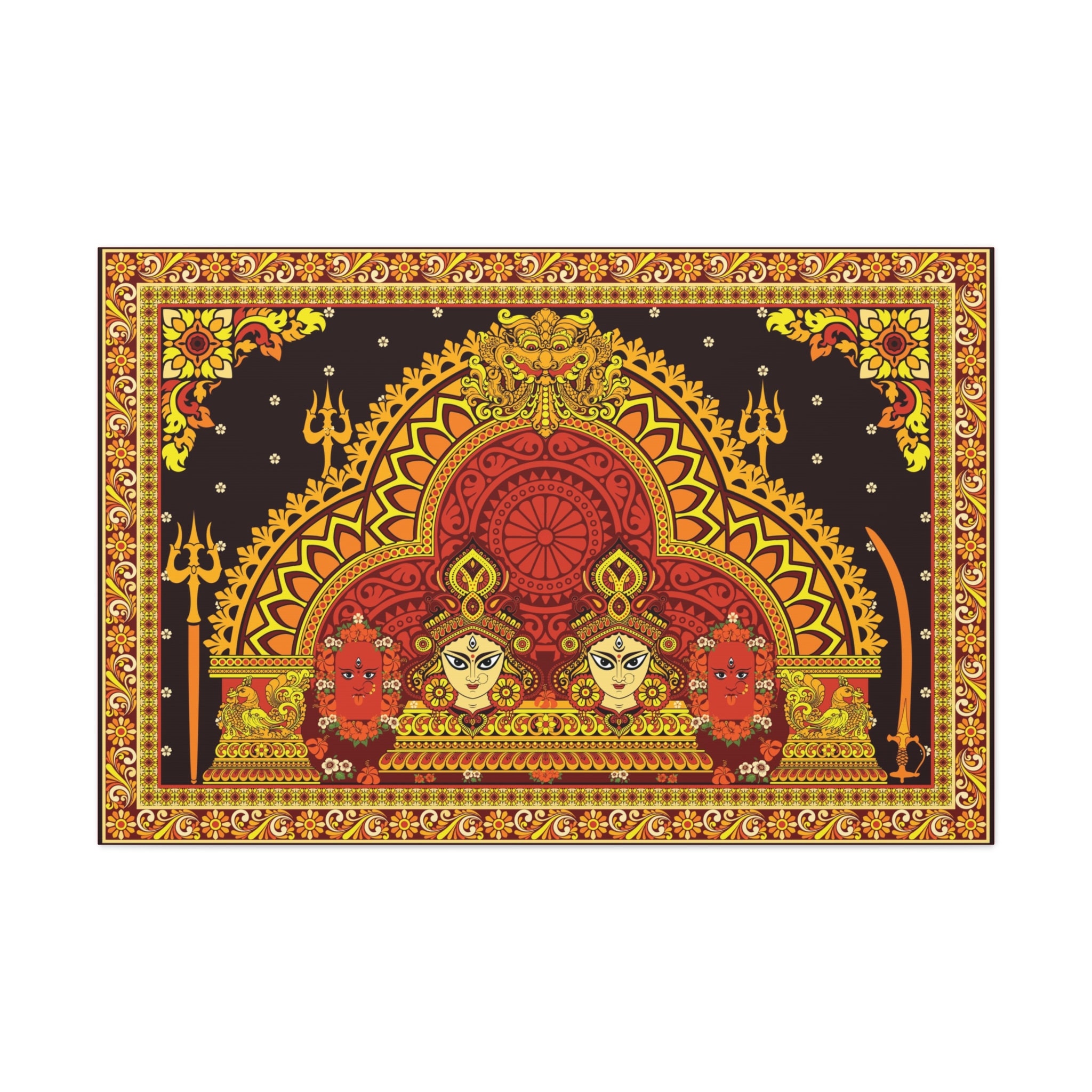 Maa Tara Tarini Pattachitra Painting, Durga, Kali , Maa Tara - Etsy