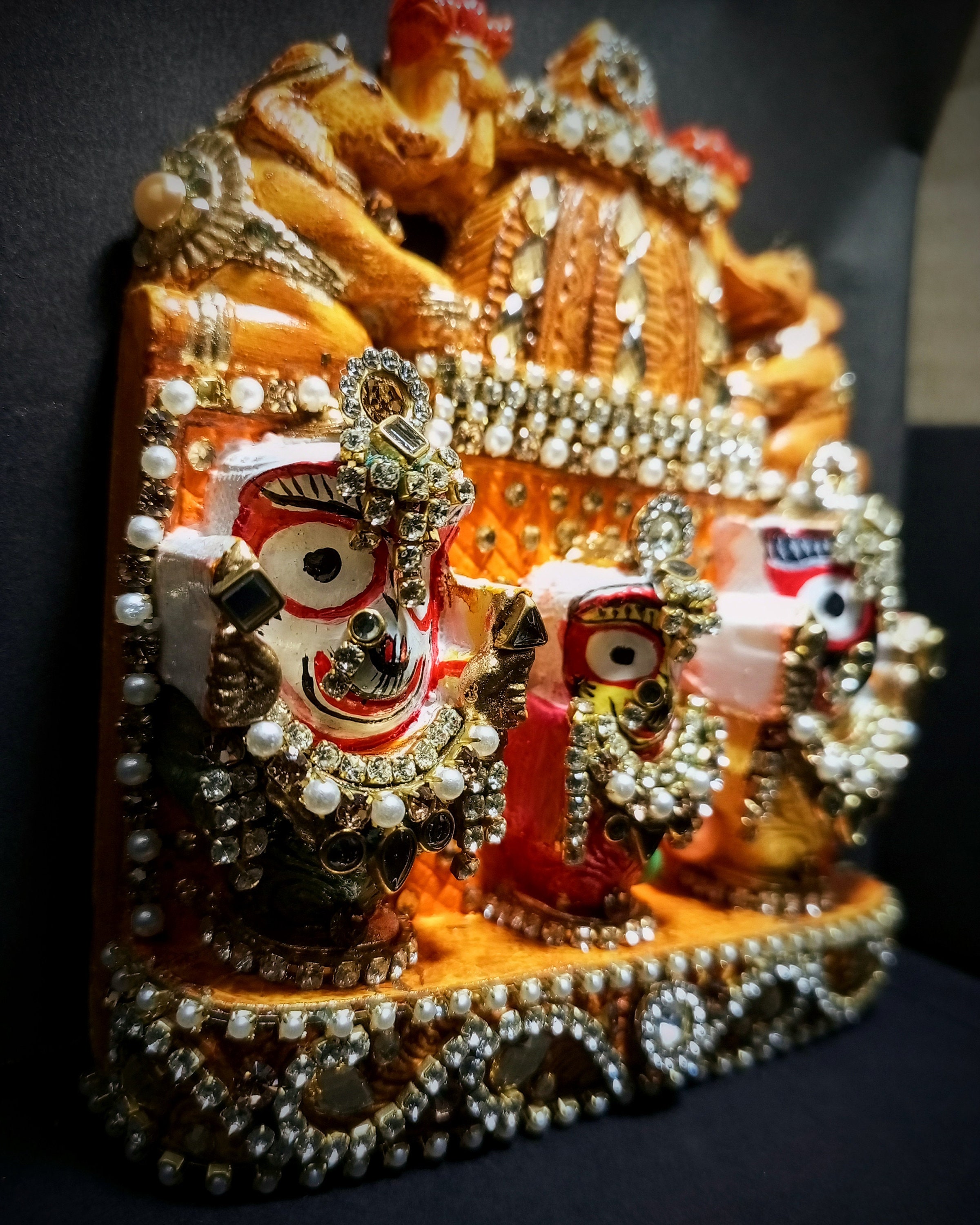 Shri Jagannath, Subhadra, Baladev Idol Statue | Jagannath Deities Murti ...