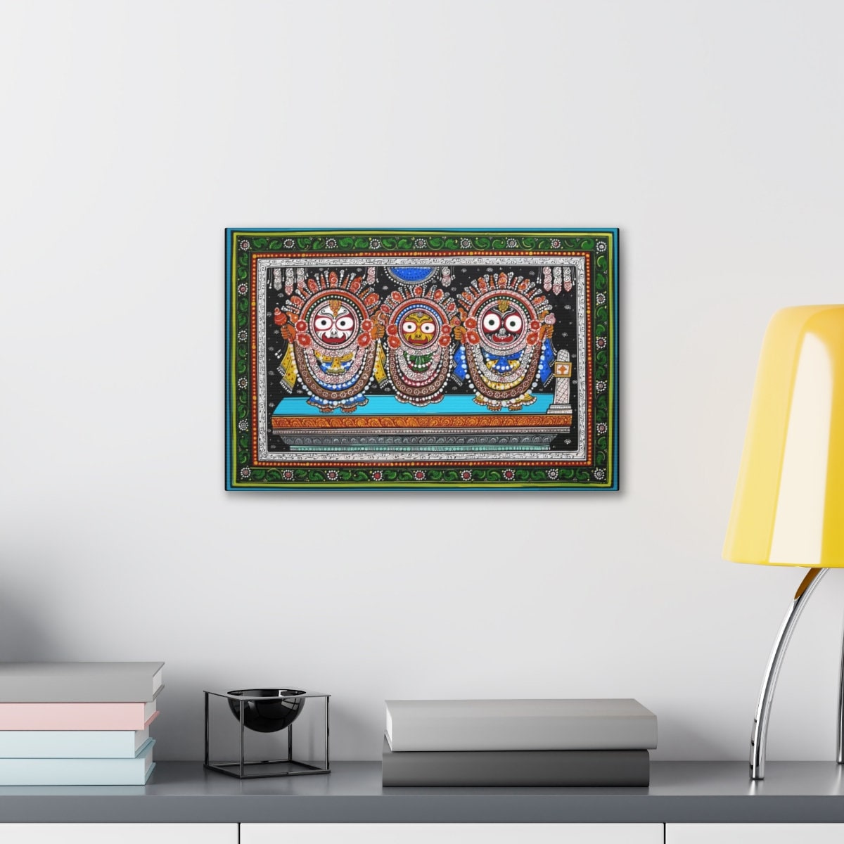Lord Jagannath Suna Besa Pattachitra Painting | Radha Krishna Madhubani ...
