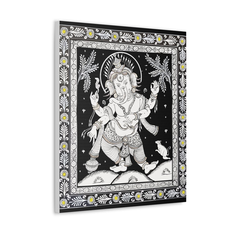 Sri Ganesha Handmade Pattachitra Painting Kalamkari, Madhubani, Warli ...