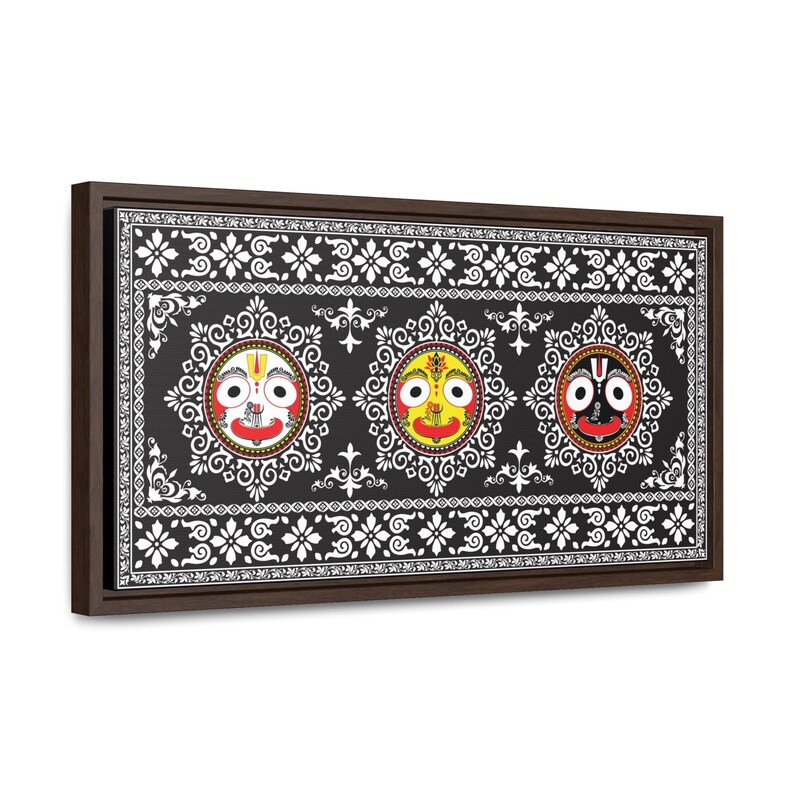 Lord Jagannath Subhadra Baladev Mandala Pattachitra Painting | Krishna ...